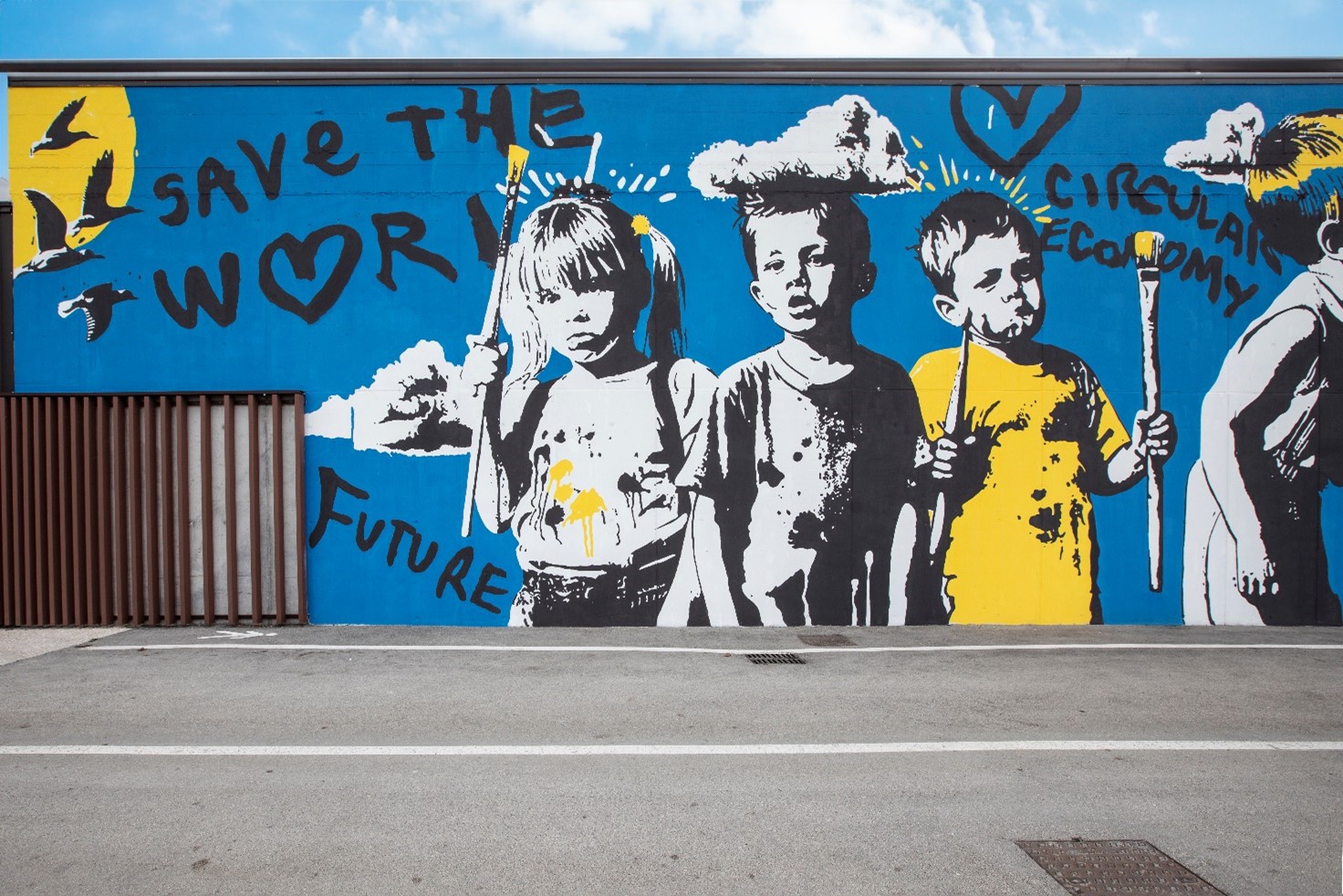 A Foligno spunta il murale del noto street artist Tvboy - RguNotizie